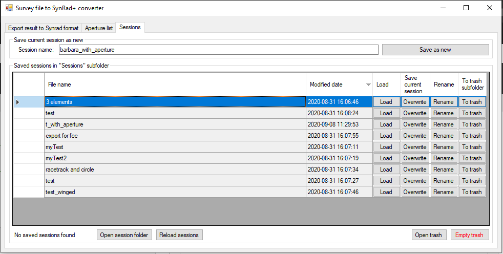 Interface - MolFlow / SynRad documentation